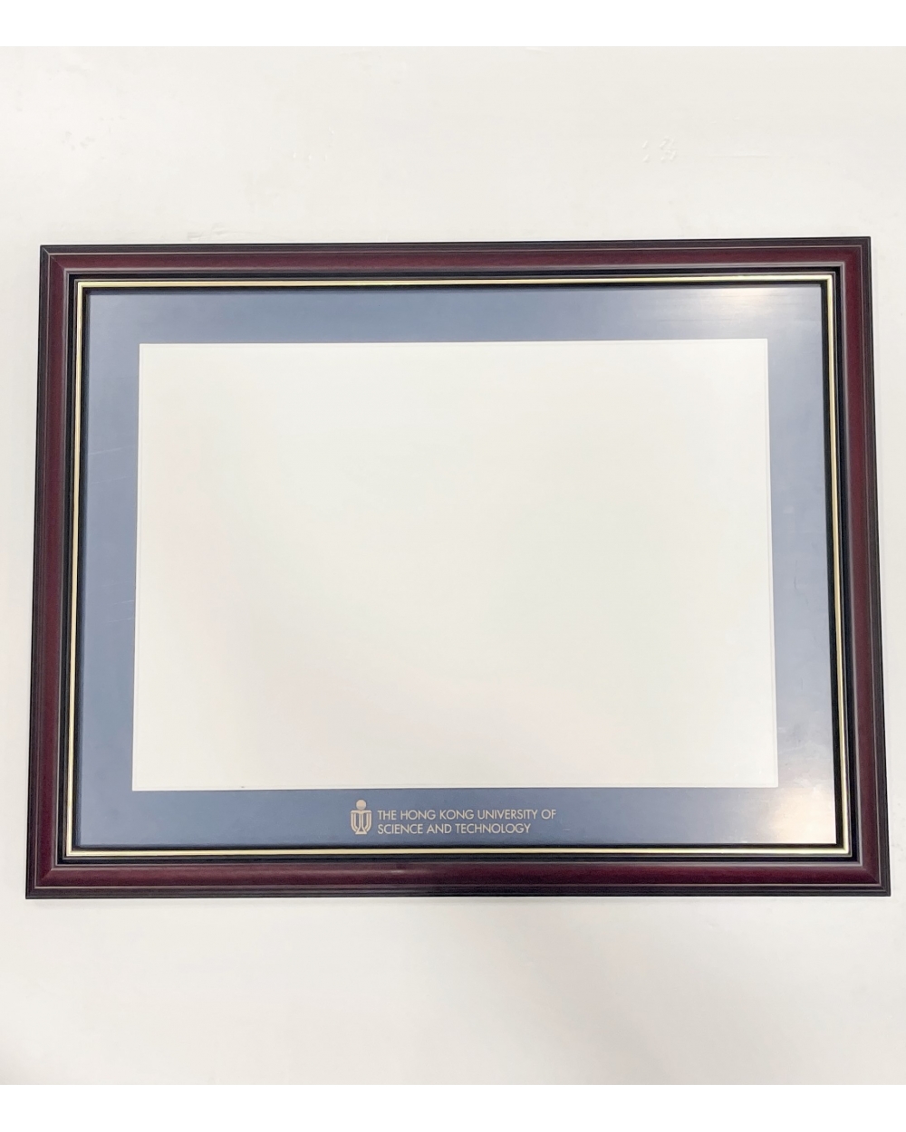 HKUST Glass Diploma Wooden Frame